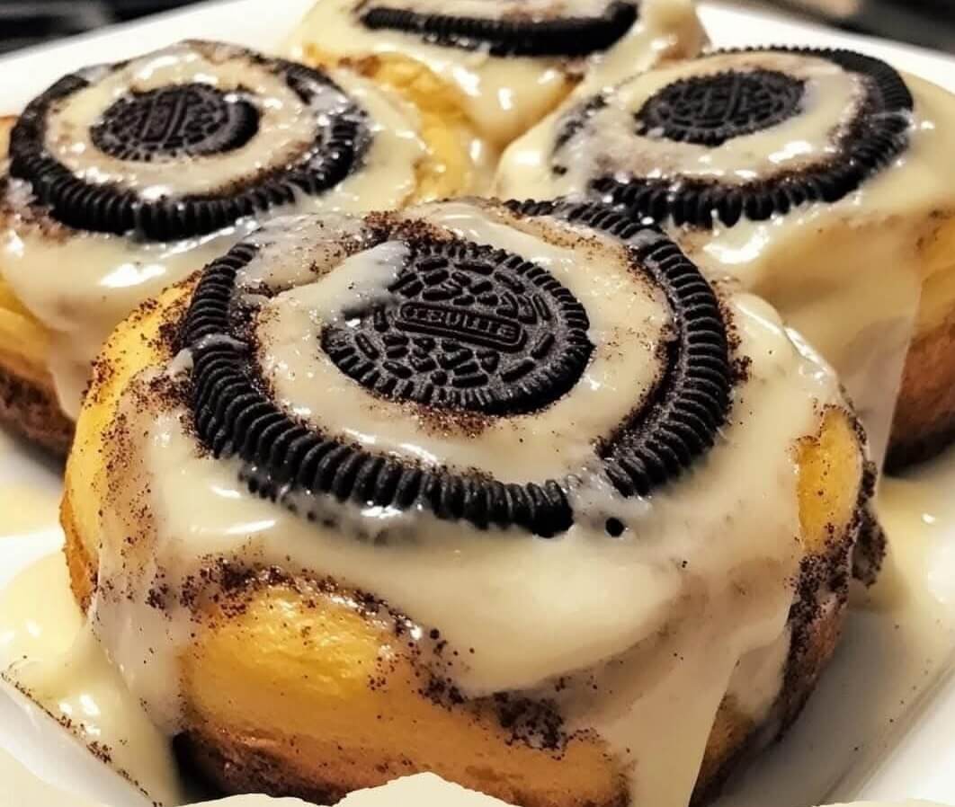 Oreo Stuffed Cinnamon Rolls Recipe – Easy Recipes