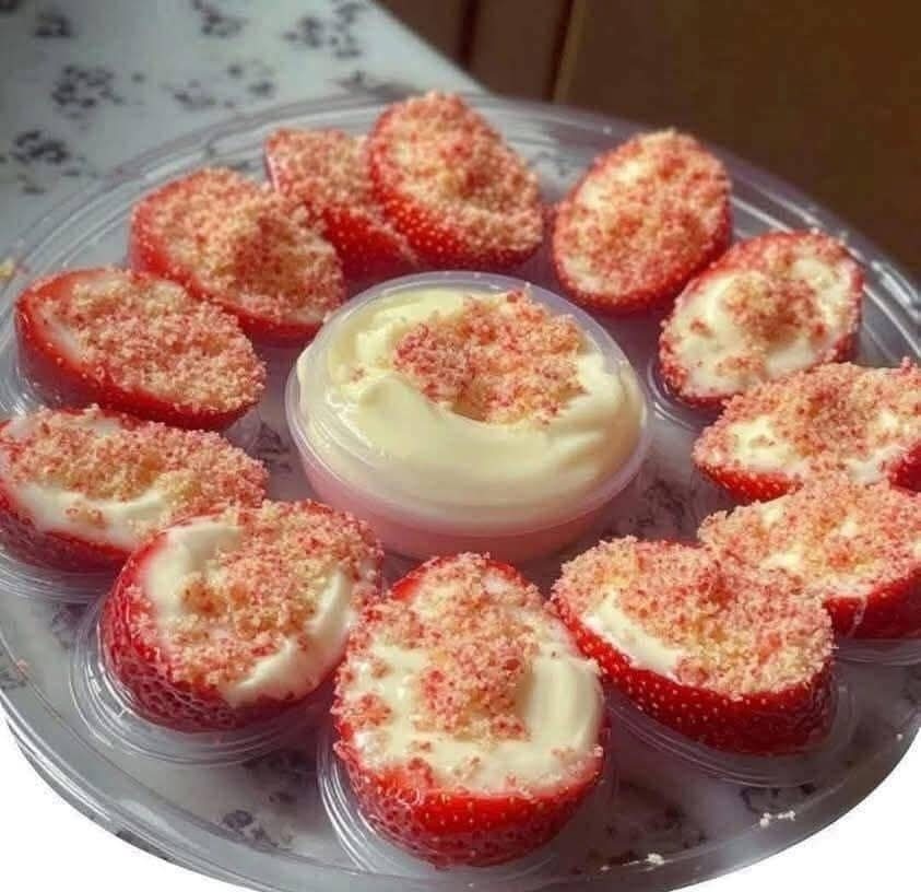 Cheesecake Deviled Strawberries – Easy Recipes