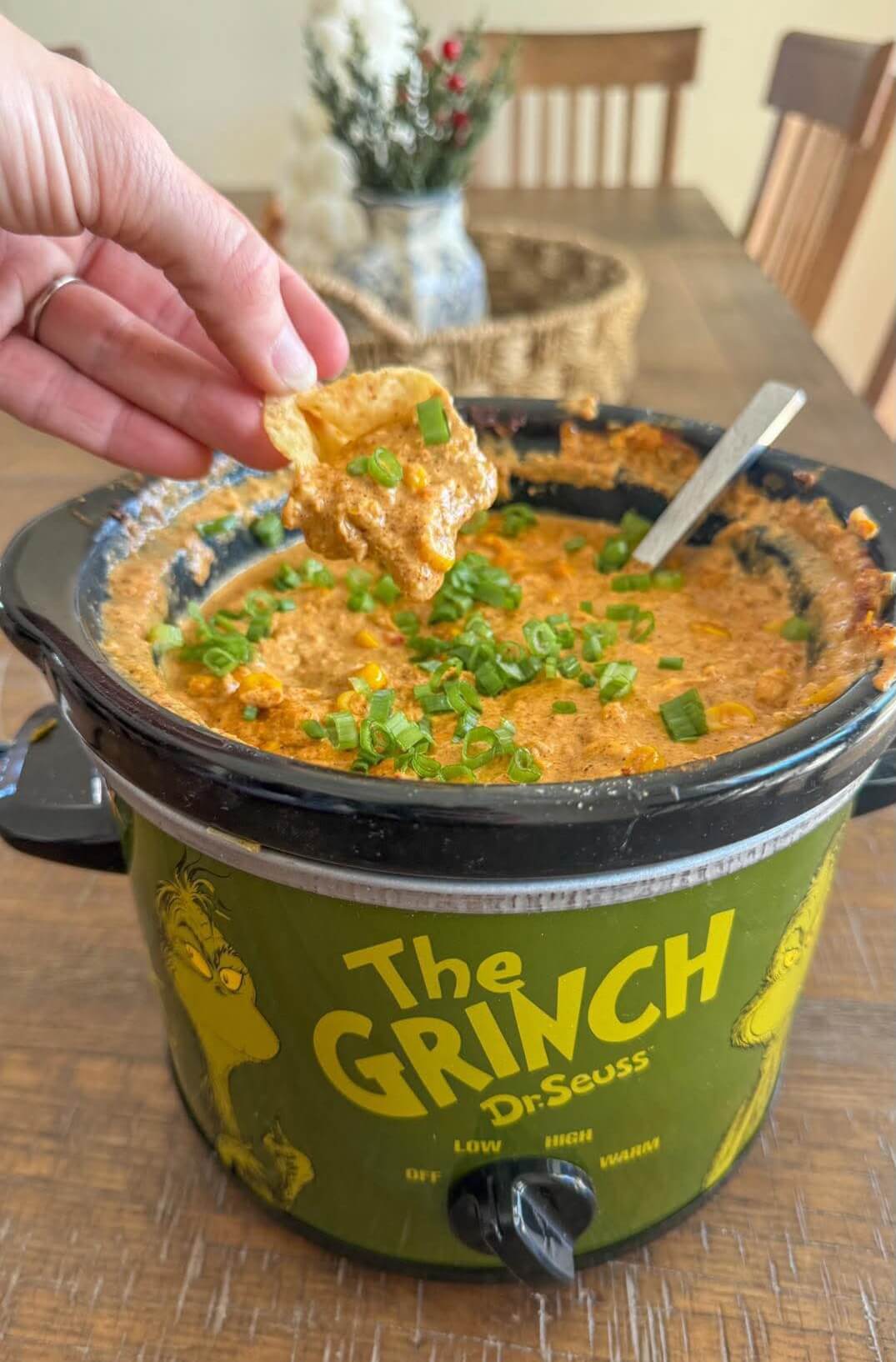 Grinch Green Chili Corn Dip (Crockpot Recipe) – Easy Recipes