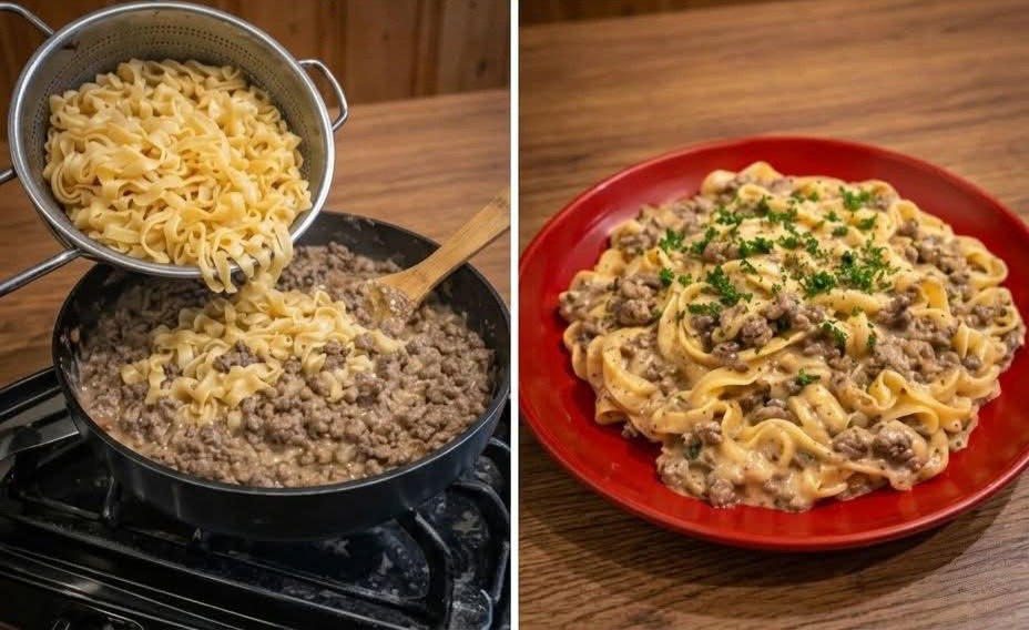 Creamy Beef & Noodles (Crazy Easy Dinner!) – Easy Recipes